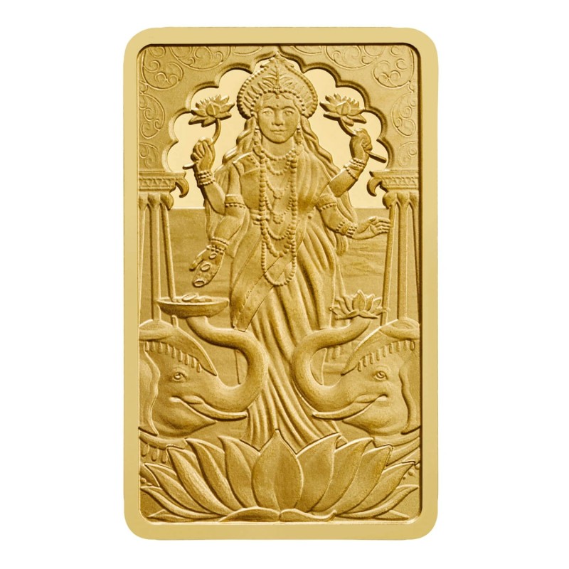 1g Laxmi Gold Bar - The Royal Mint