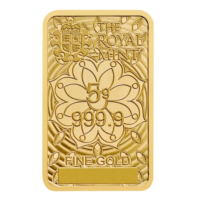 5g Laxmi Gold Bar - The Royal Mint