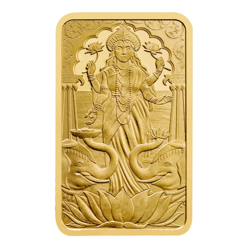 5g Laxmi Gold Bar - The Royal Mint