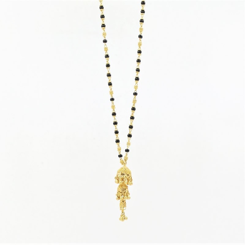 22ct Gold Short Single-line Mangalsutra
