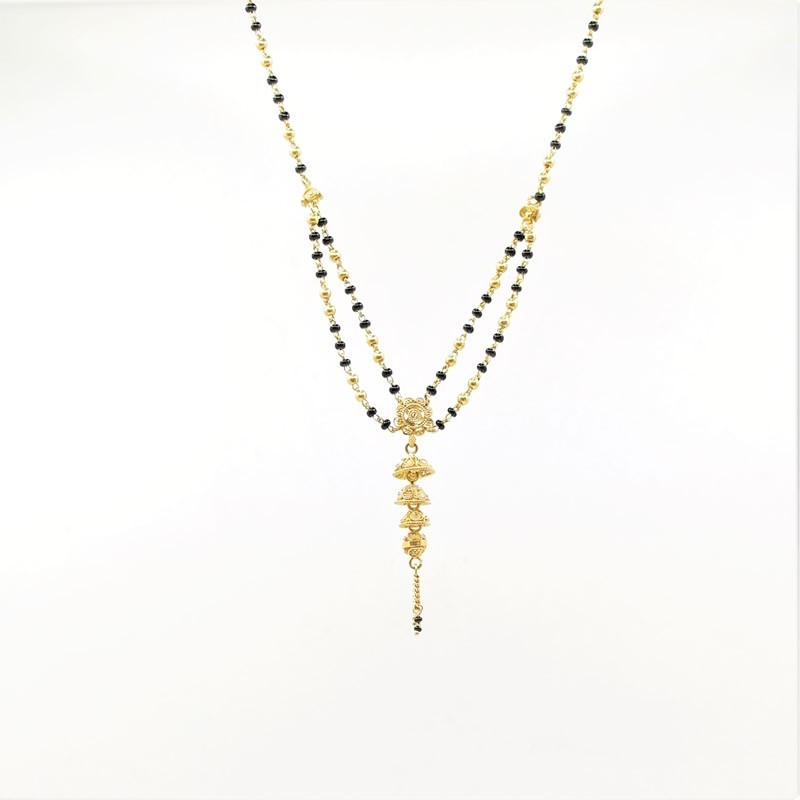 22ct Gold Short Single-line Mangalsutra